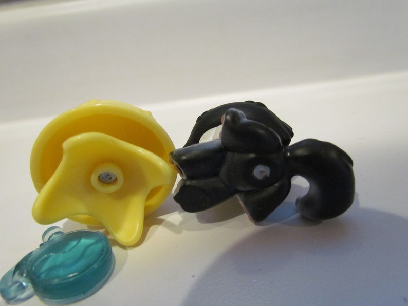 LPS Littlest Pet Shop Black Persian Cat Vanity Mirror Set Fancy Vintage ...