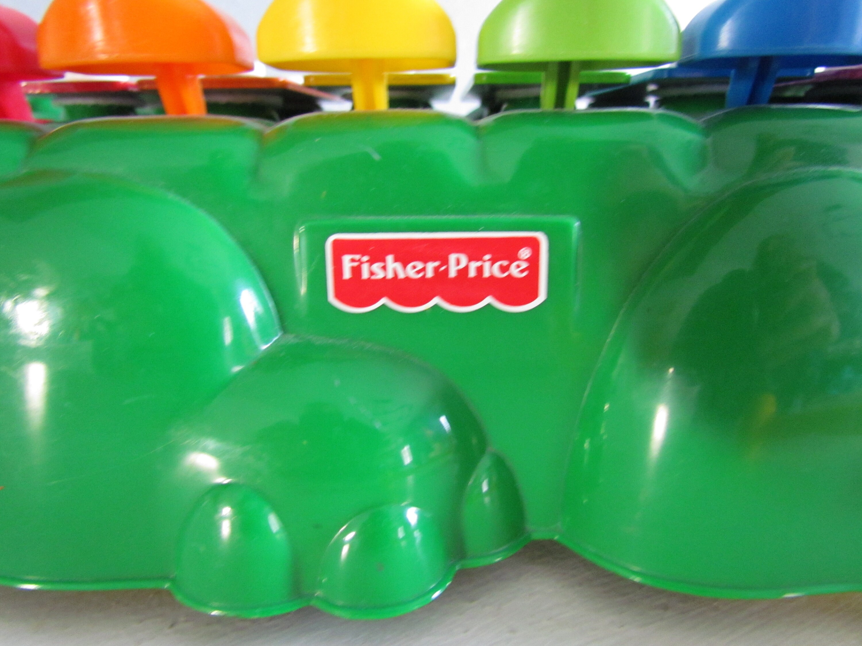 Fisher Price Green Alligator Crocodile Keys Xylophone Musical Key Toy ...