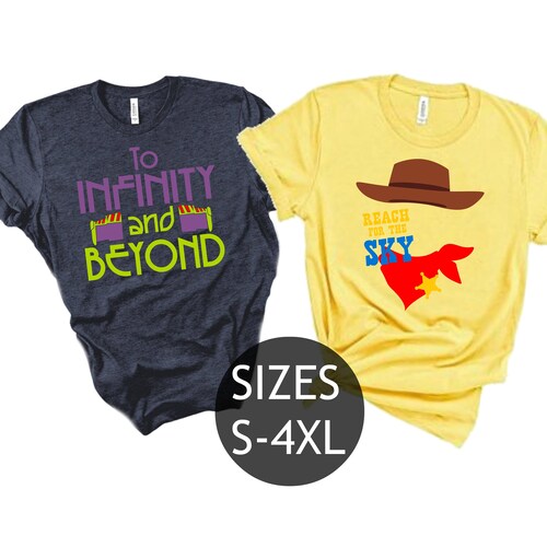 Matching Shirts to Infinity and Beyond T-shirts Best Friends - Etsy