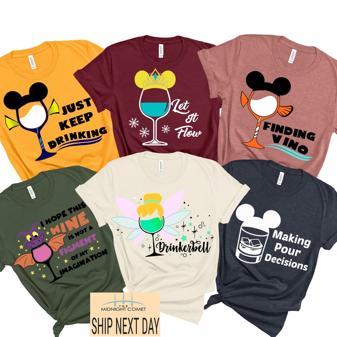 I'm Here for the and Drinking Shirt, Princess Drinking Wine Shirt ...