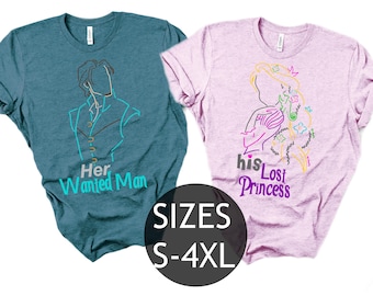 Tangled Couple Shirt, My Lost Princess, My Best Day Ever, Flynn Rider ...