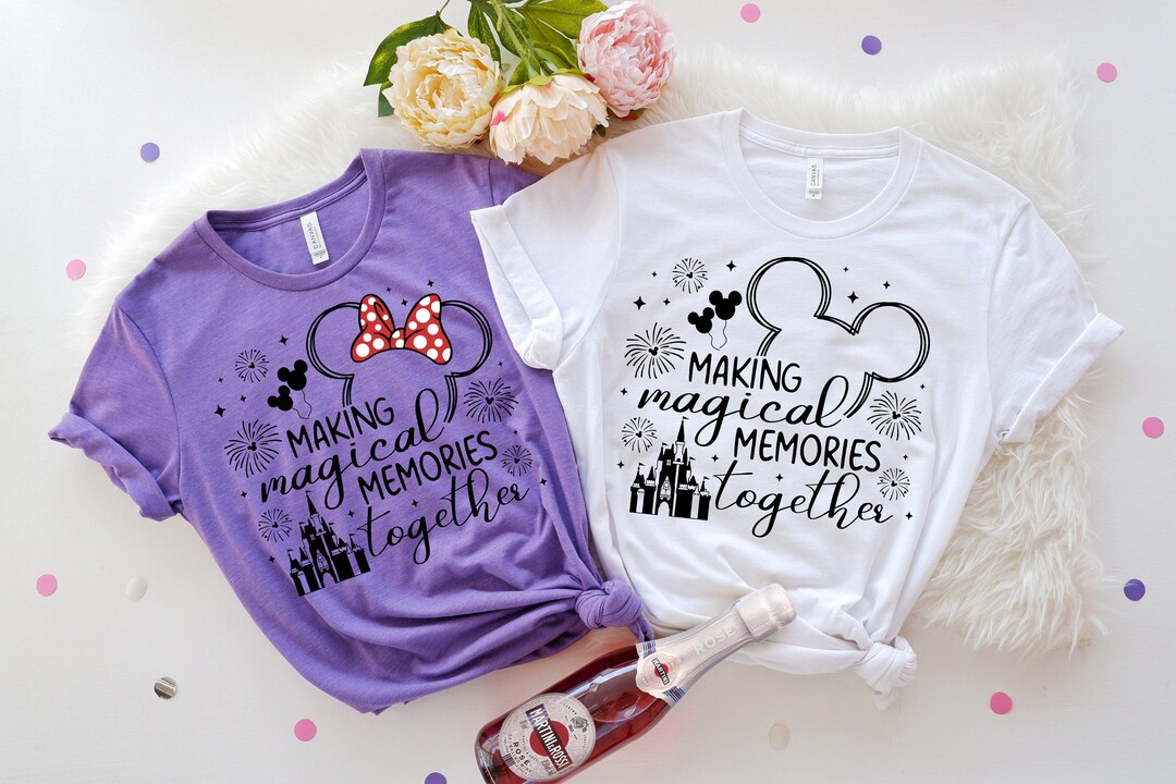 Vintage Mickey and Minnie Couple Shirt, Disney Nostalgia Mickey Mouse Shirt, Couple Disneyland ...