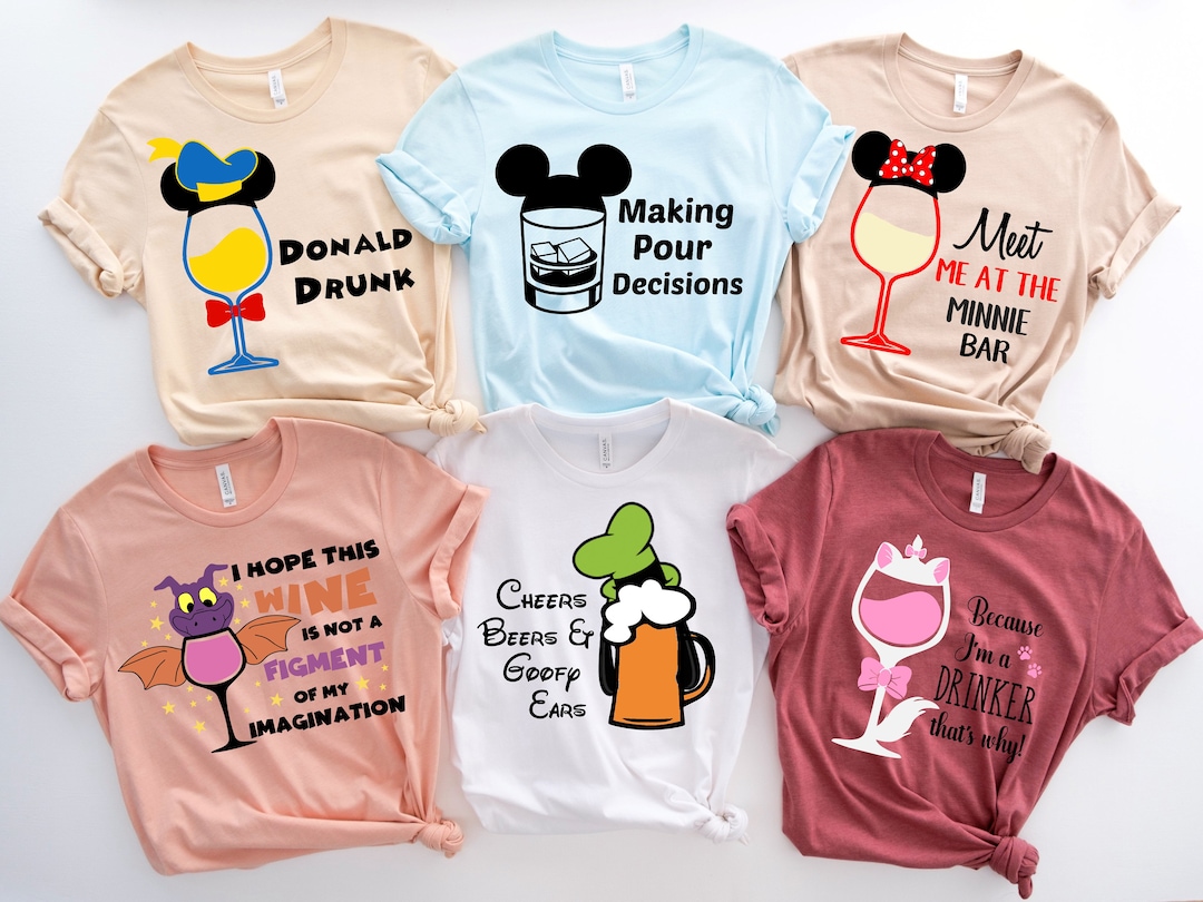Disney Drinking Shirts, Disney Drinking Around the World T Shirt, Epcot ...