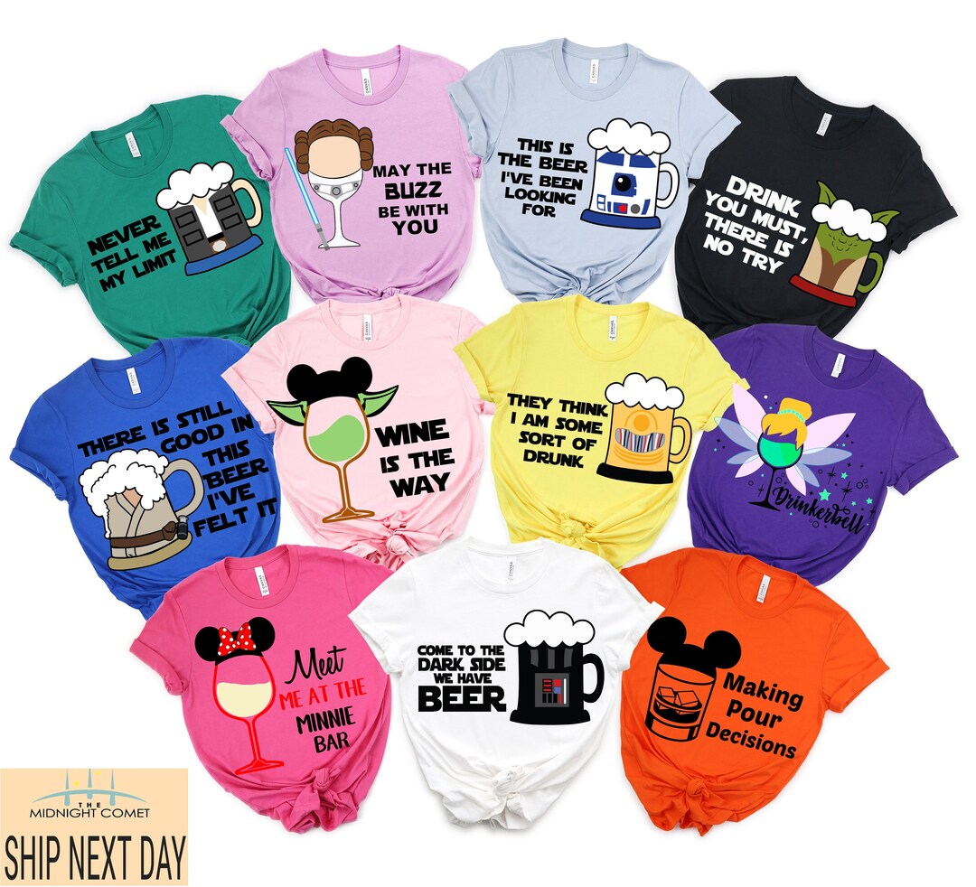 Disney Drinking Shirts, Disney Drinking Around the World T Shirt, Epcot ...