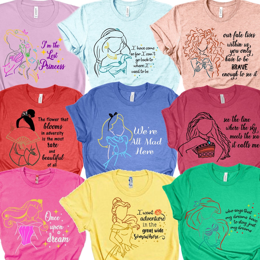 Princess Shirts, Disney Plus Size Shirt, Disney Princess, Princess ...