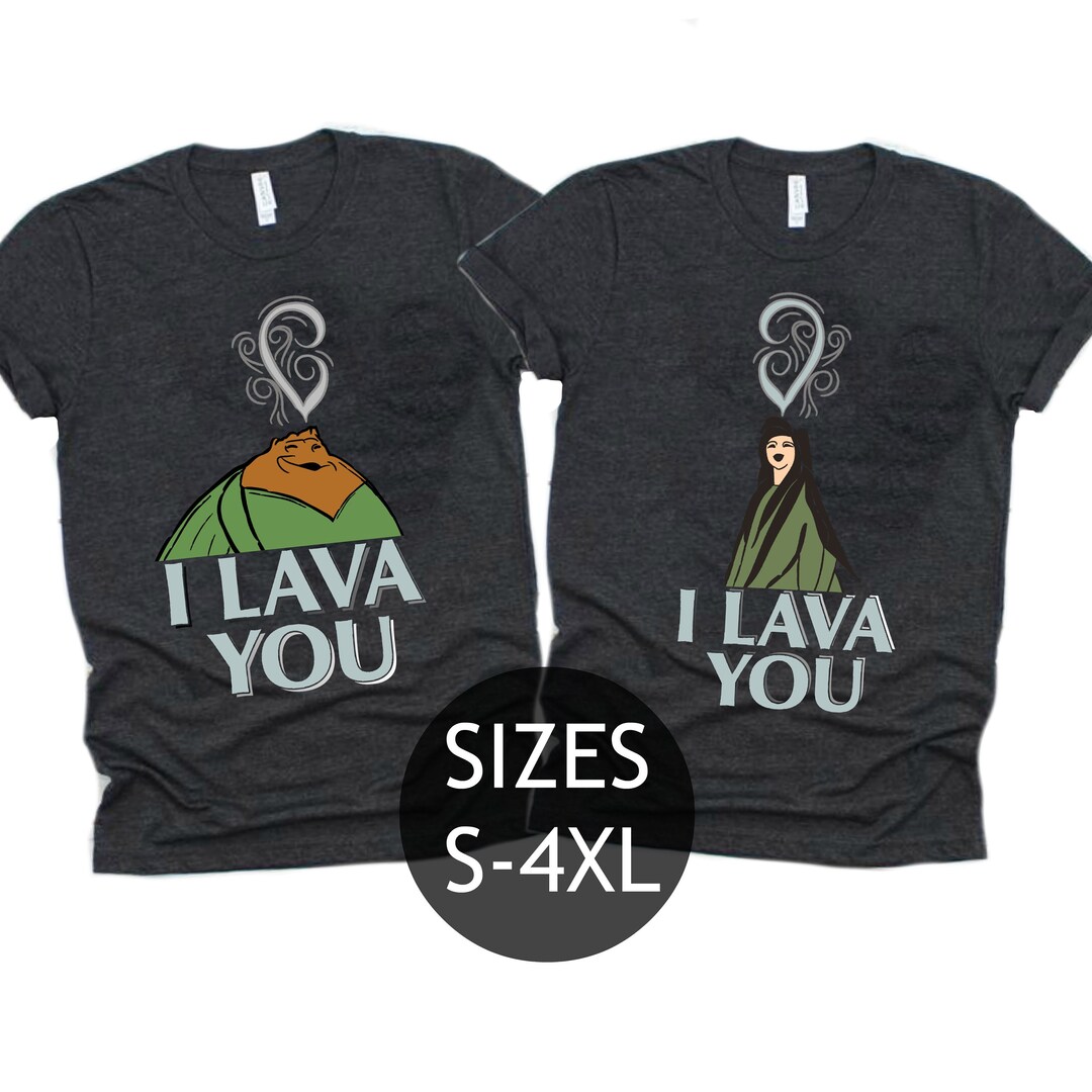 I Lava You Shirt, Matching T-shirt, Volcano Lovers Shirt, Lava Volcano ...