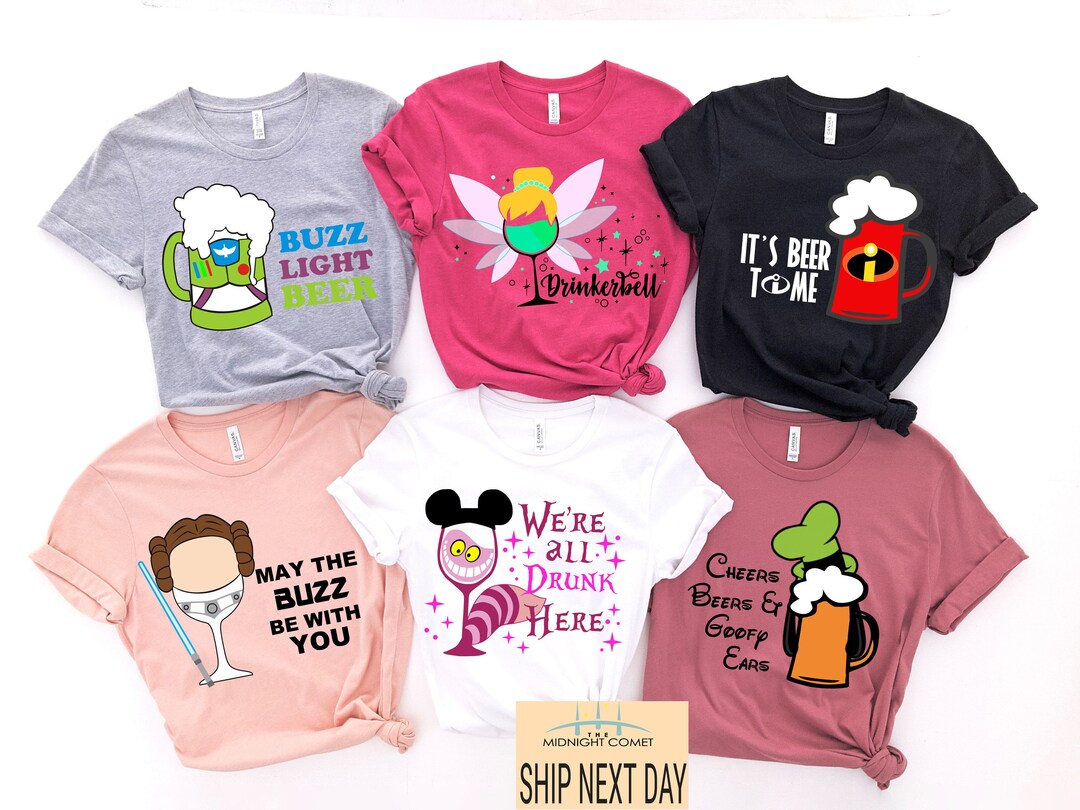 Disney Drinking Shirts, Disney Drinking Around the World T Shirt, Epcot ...