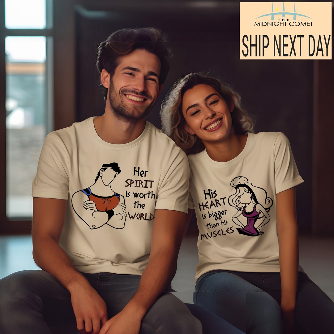Disney Couples His Meg and Her Hercules T-shirt, Hercules Megara ...