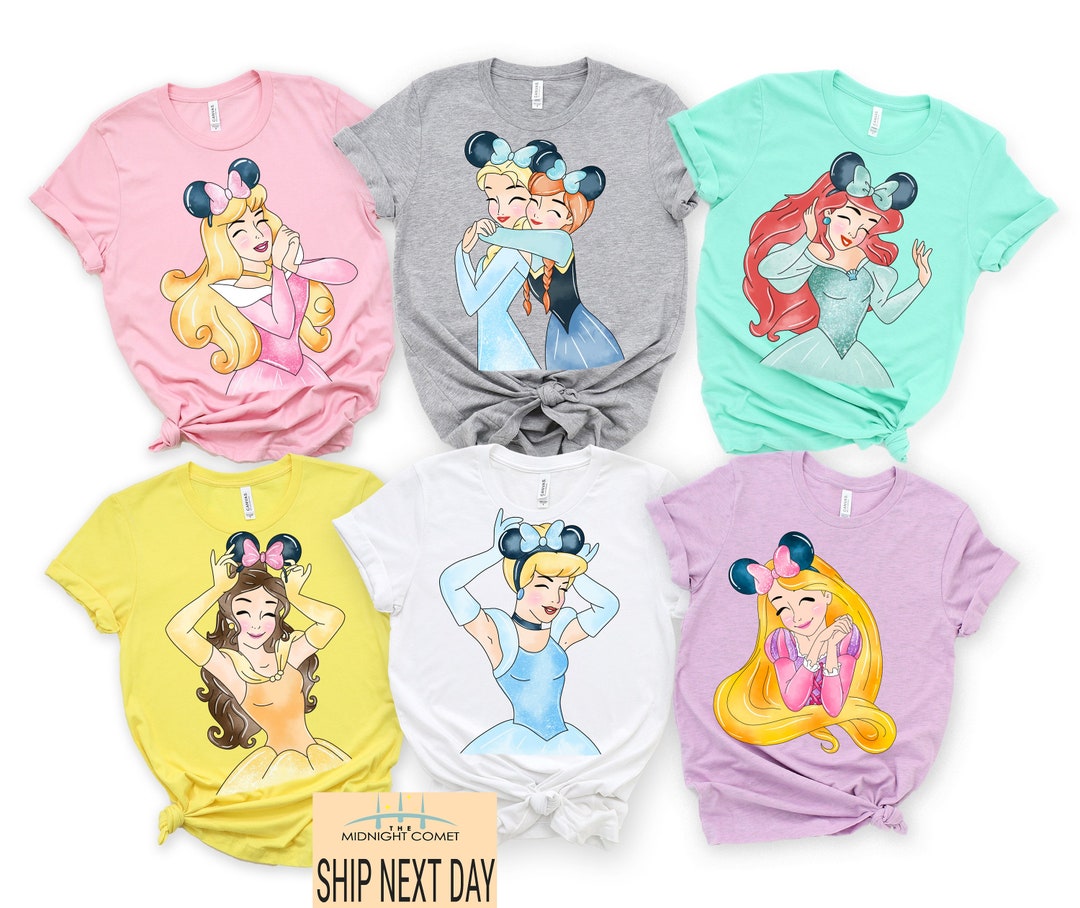 Disney Princess Shirt, Disney Watercolor Castle Tee, Disney Vacation ...
