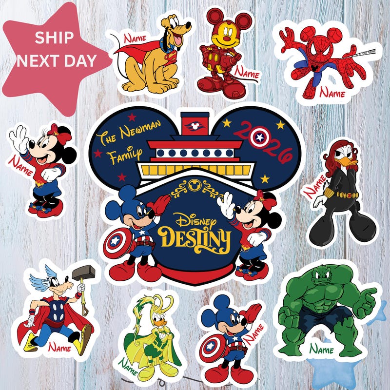 Spiderman Cruise Magnets - Etsy