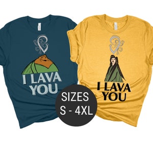 I Lava You Shirt, Matching T-shirt, Volcano Lovers Shirt, Lava Volcano ...
