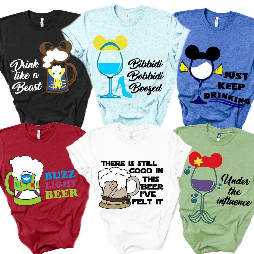 Disney Drinking Shirts, Disney Drinking Around the World T Shirt, Epcot ...