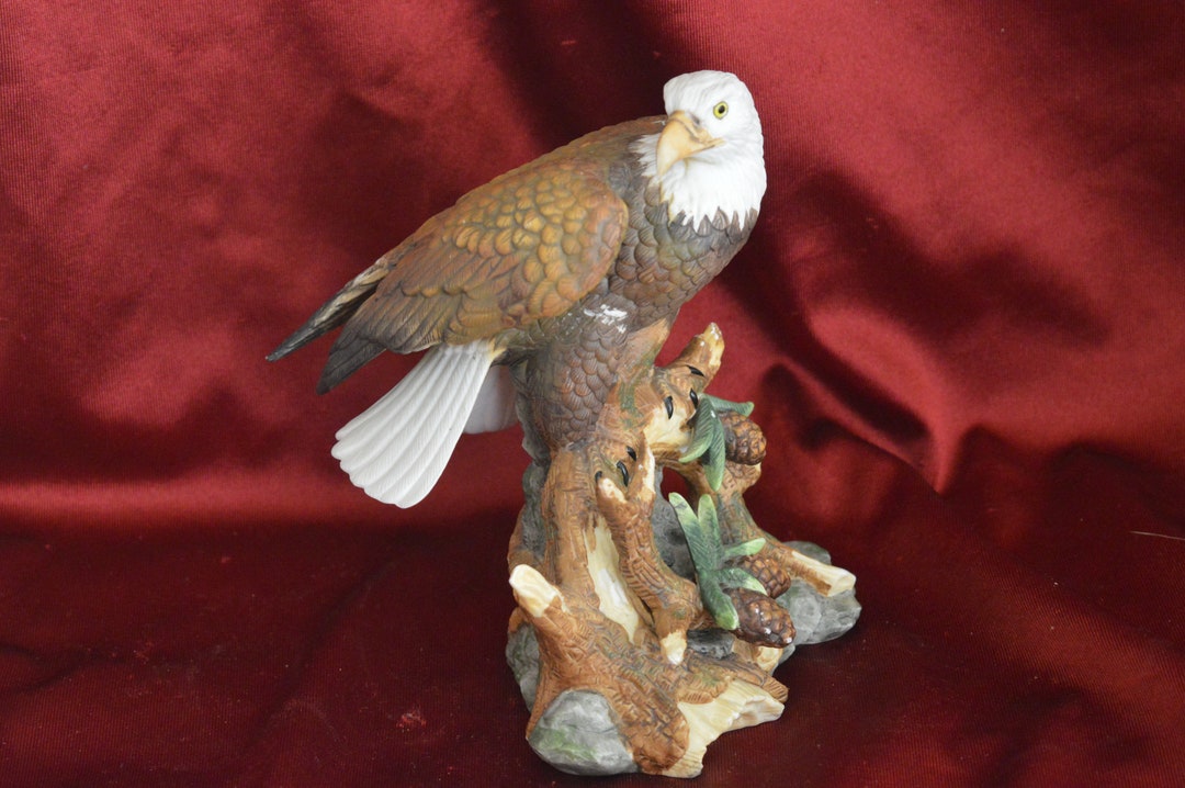 Porcelain Eagle Hand Made 9" X 5" 1970's - Etsy
