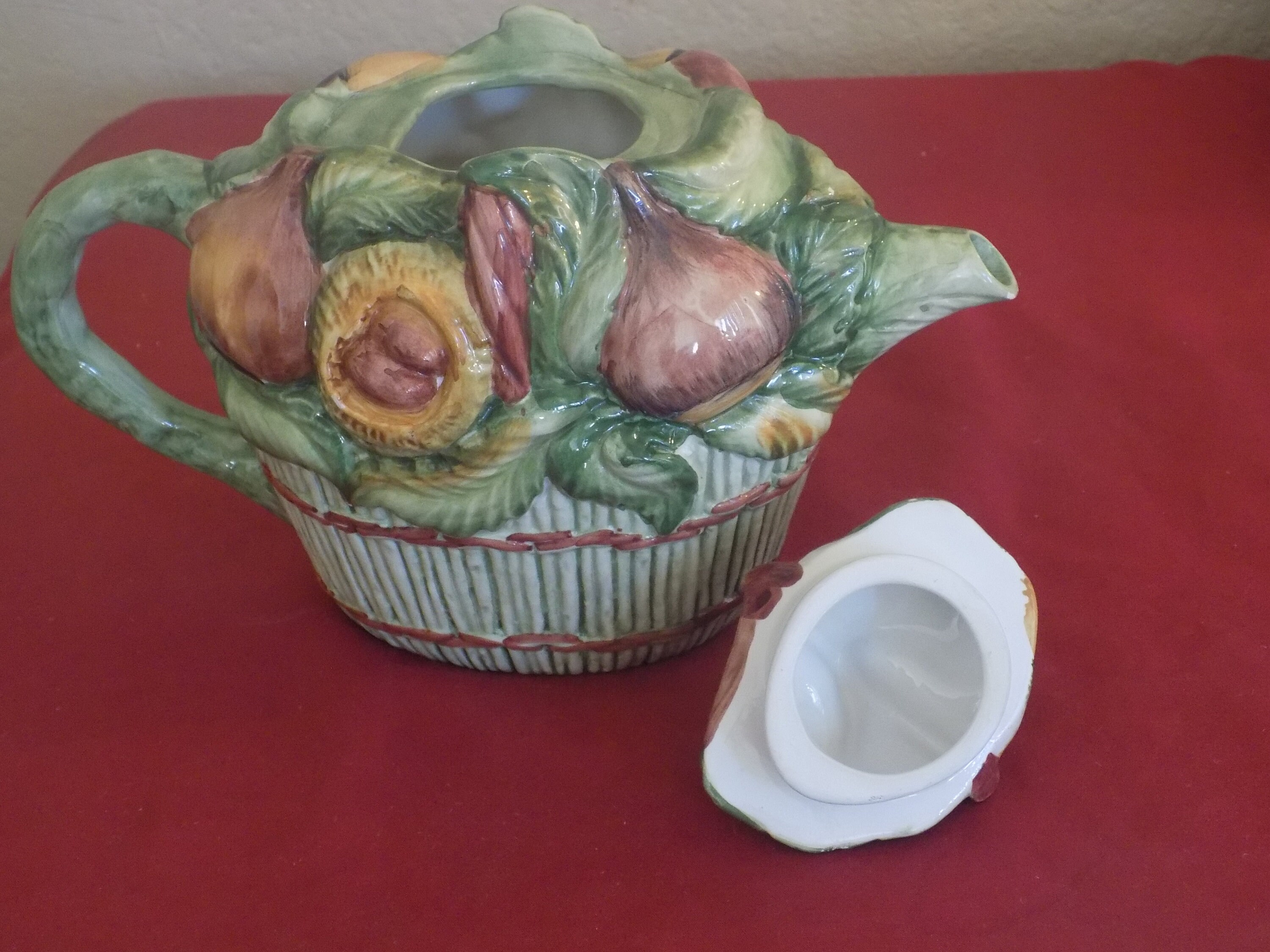 Vintage Italian Teapot Made to look like Vegetables | Etsy