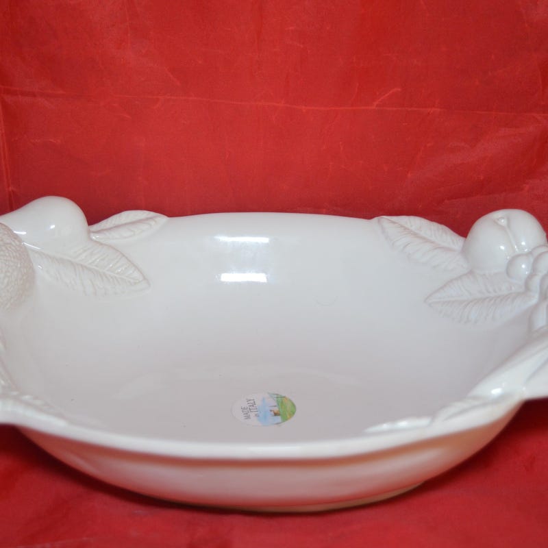 Made in Italy Footed Bowl - Etsy