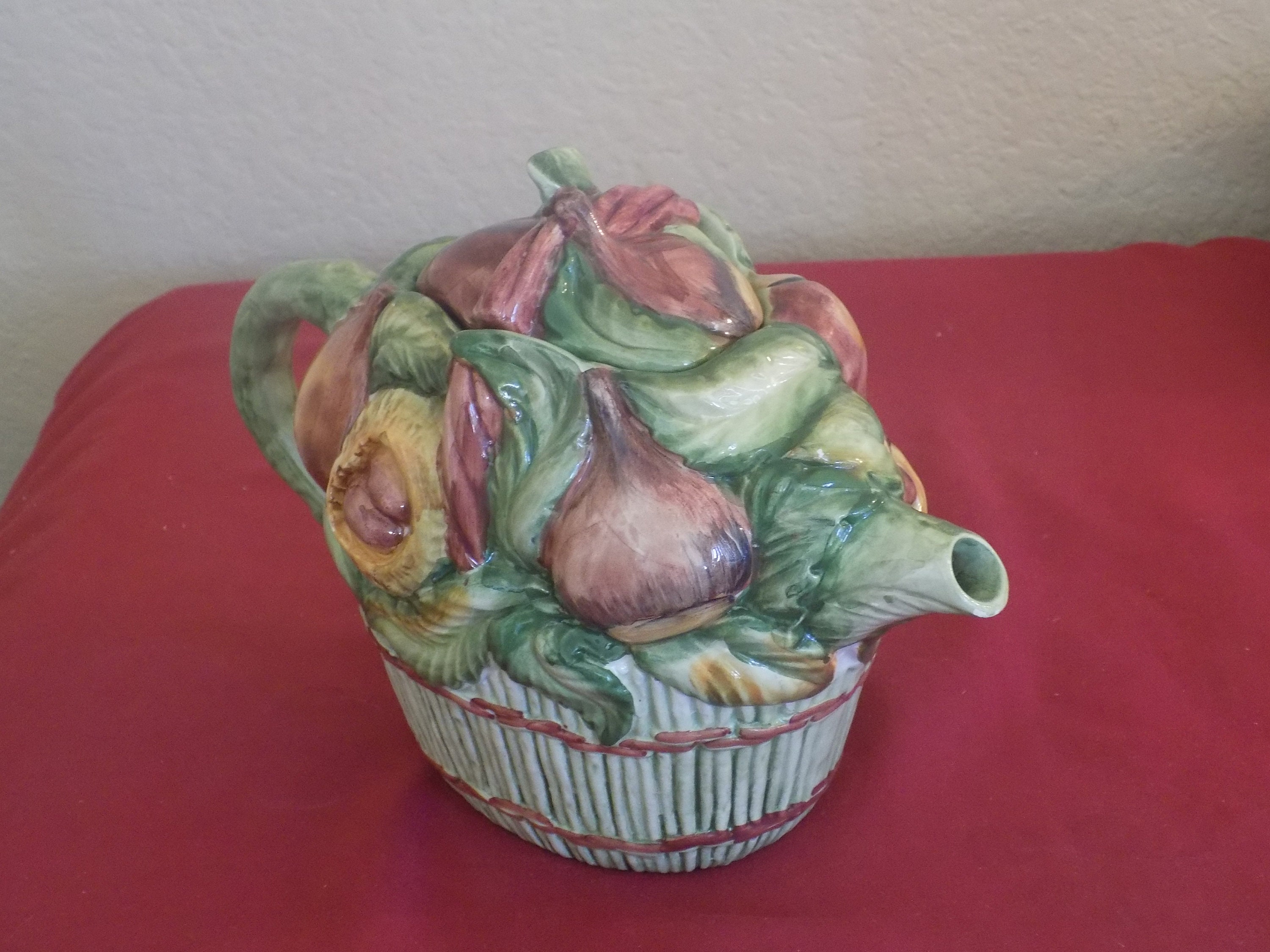 Vintage Italian Teapot Made to Look Like Vegetables - Etsy
