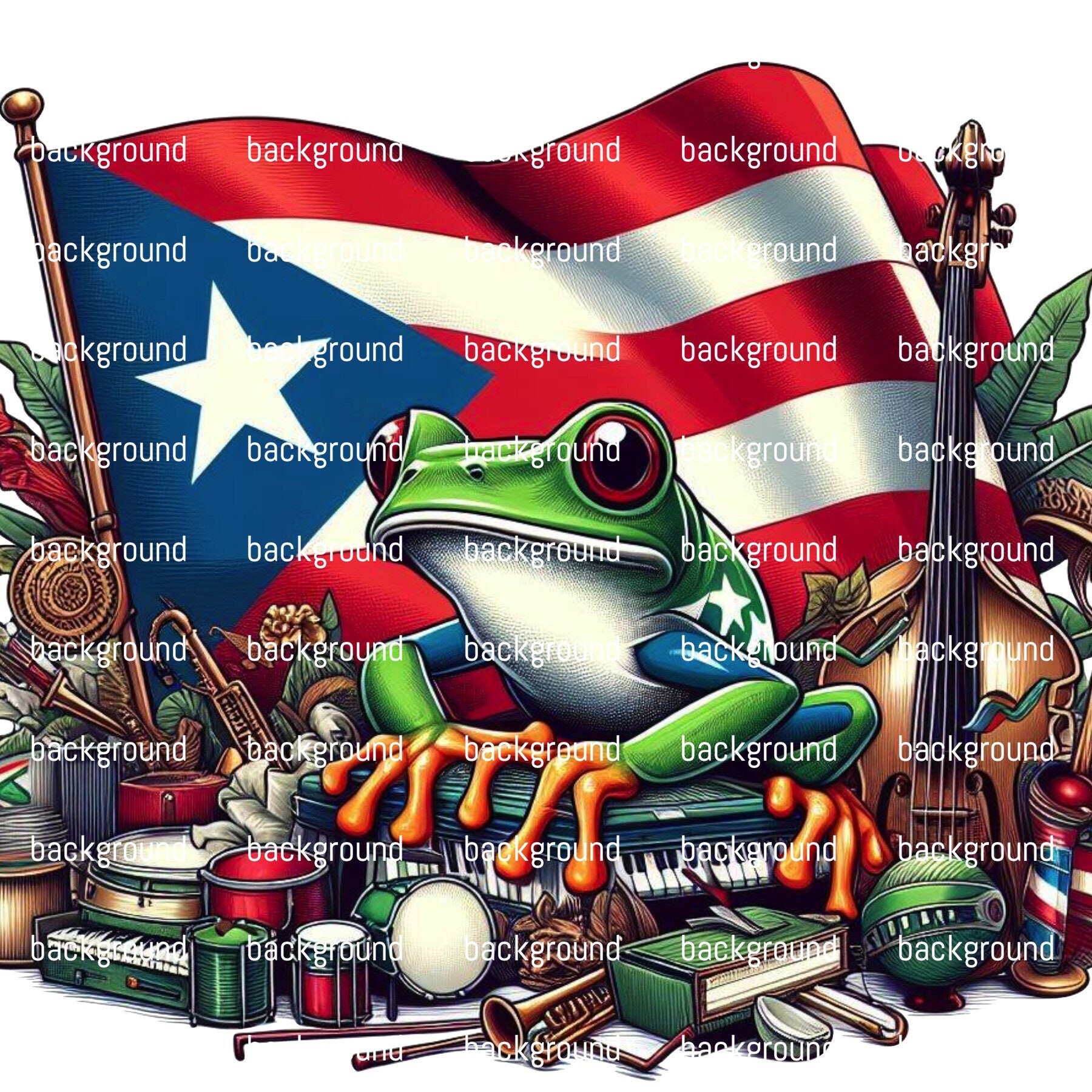 Puerto Rican Flag Svg Etsy
