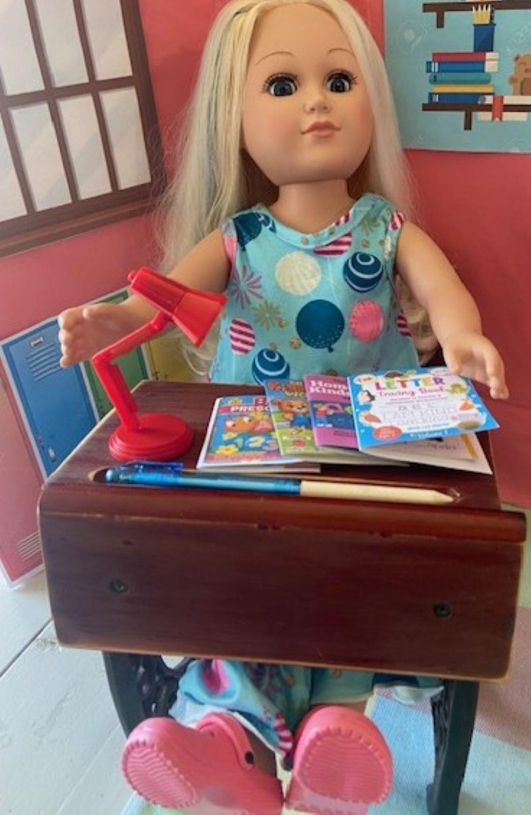 18 Inch Doll Set # 2 School Workbooks, Perfect for Homeschool Fun 4 ...