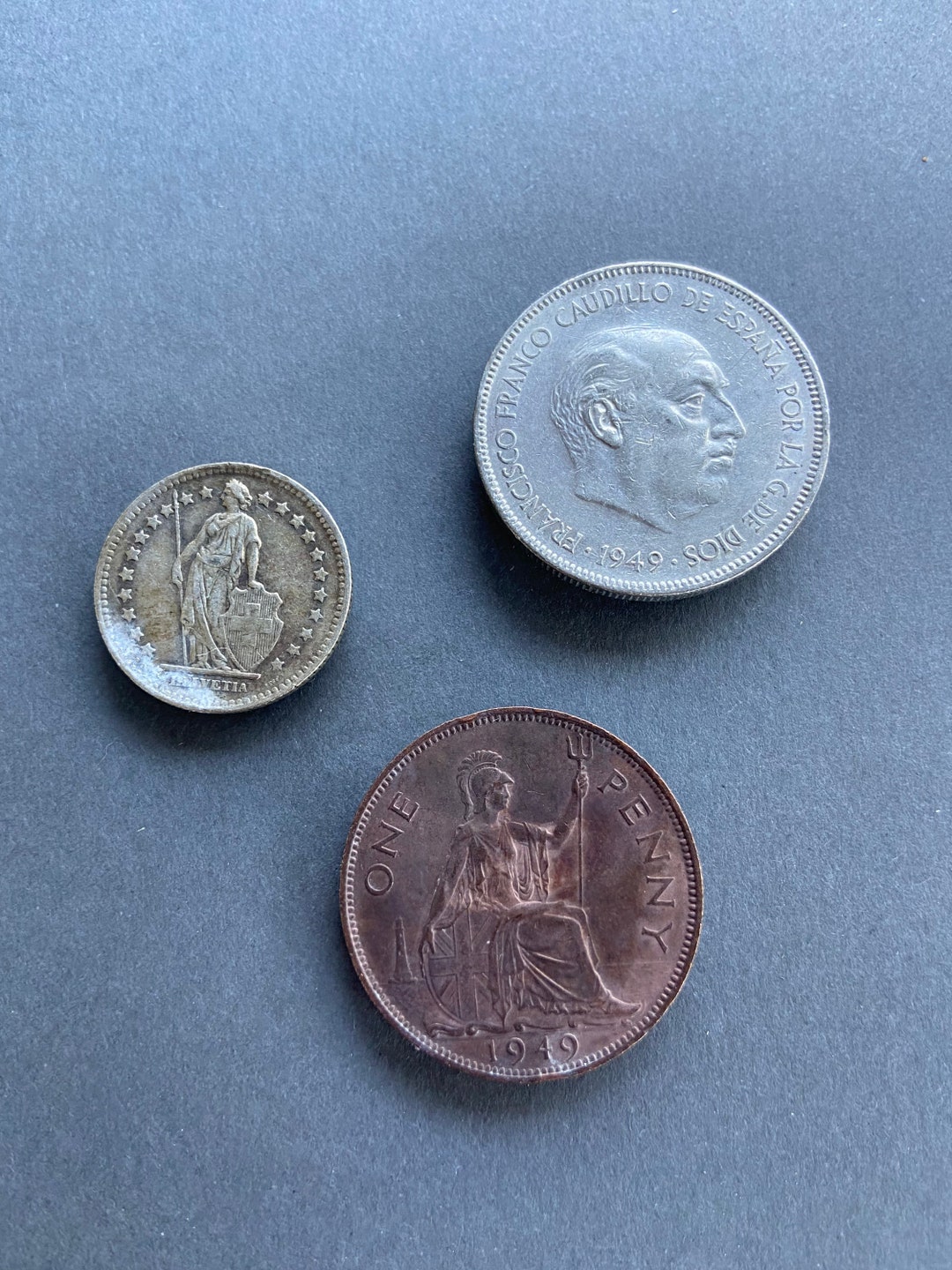 3 Magnets Vintage Coin Magnets #8 - Etsy