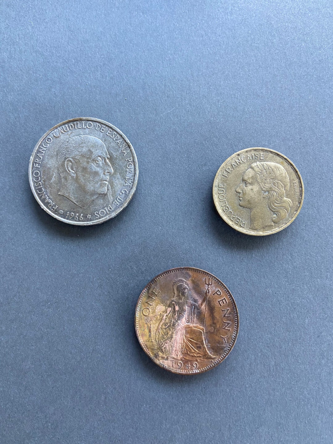 3 Magnets Vintage Coin Magnets #1 - Etsy