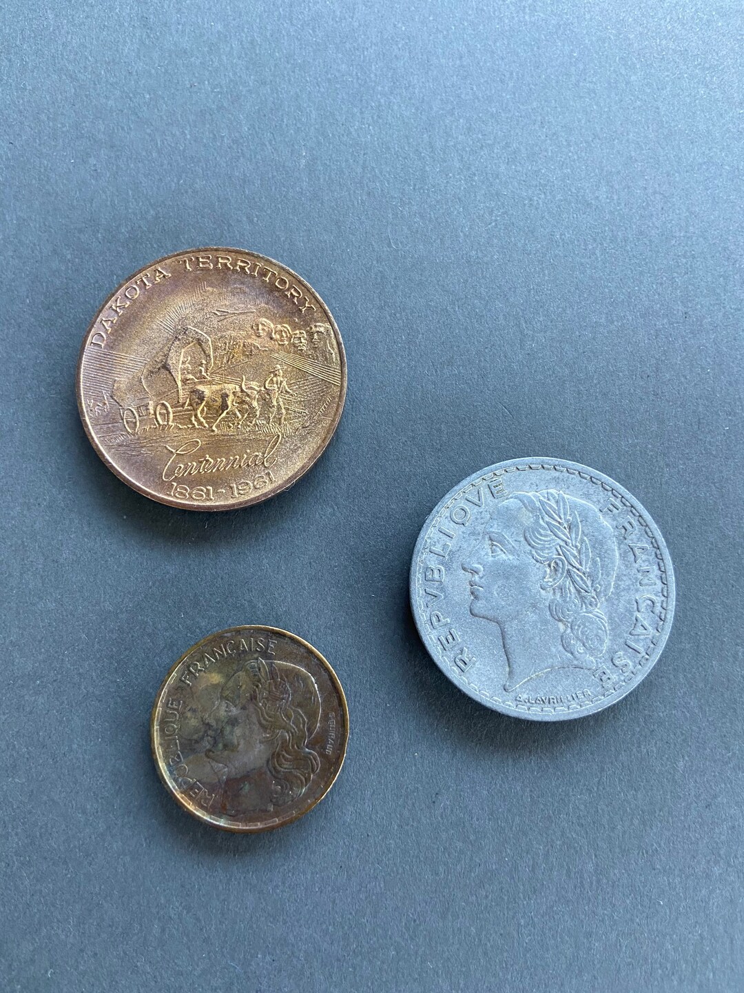 3 Magnets Vintage Coin Magnets #18 - Etsy