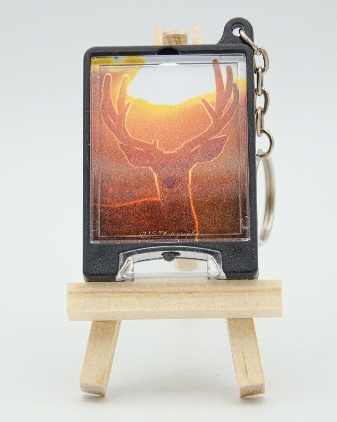FREE SHIPPING Sunrise Mule Deer Buck Safety Keychain Flashlight Combo ...
