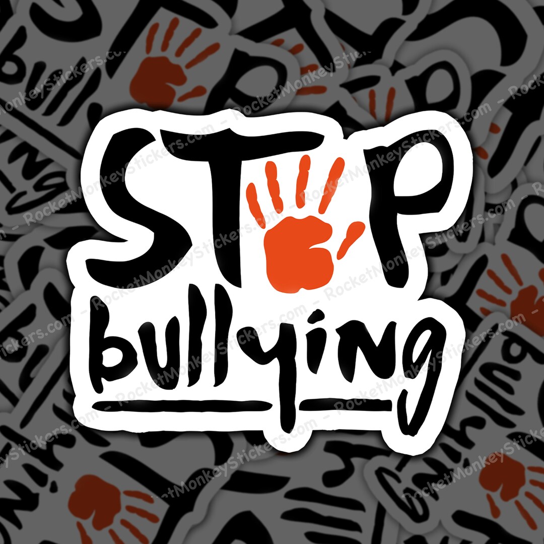Orange Hand, Anti Bullying, Stop Bullying, Sticker, Orange Hand, Anti ...