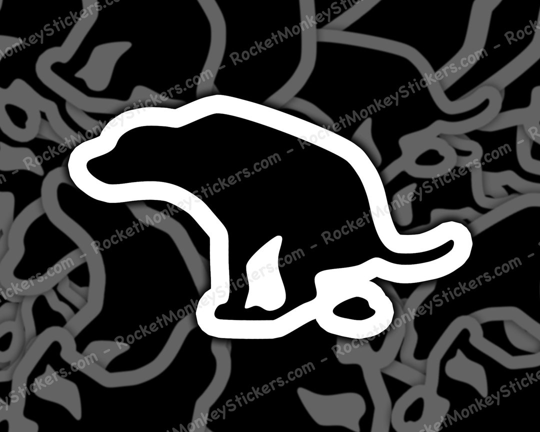 Dog Pooping, Sticker, Stickers - Etsy