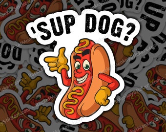 Chicago Style Hot Dog Laptop Sticker - Etsy