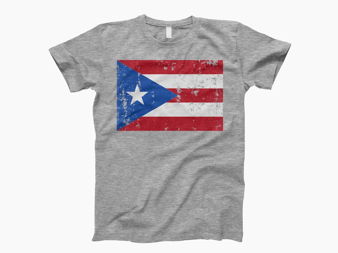 Distressed Puerto Rican Flag Shirt, Ladies Shirt, Tank Top, Sweatshirt ...
