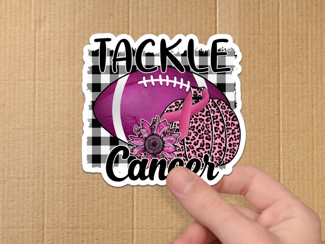 Brest Cancer Sticker, Tackle Cancer Sticker, Breast Cancer, Cancer ...