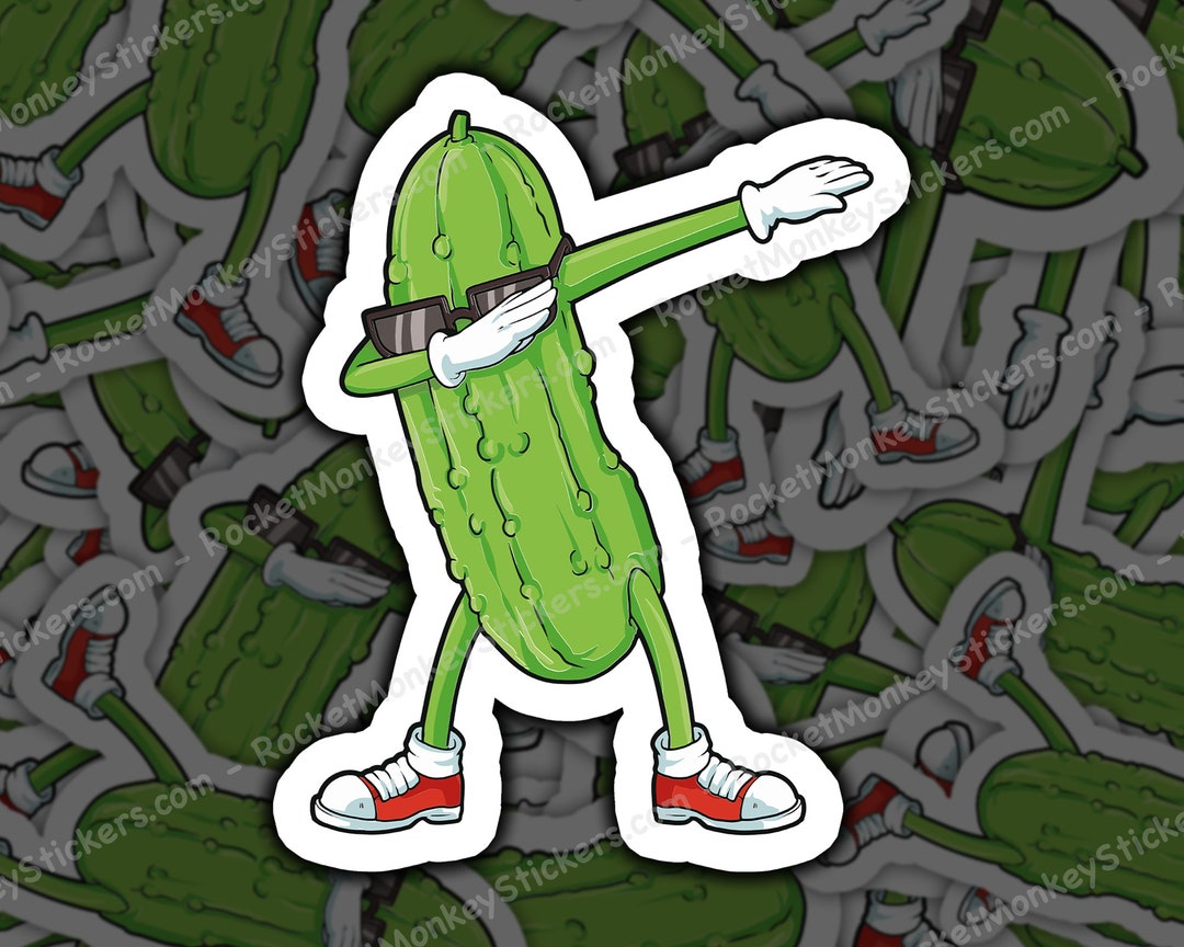 Pickle Dabbing, Sticker, Stickers - Etsy
