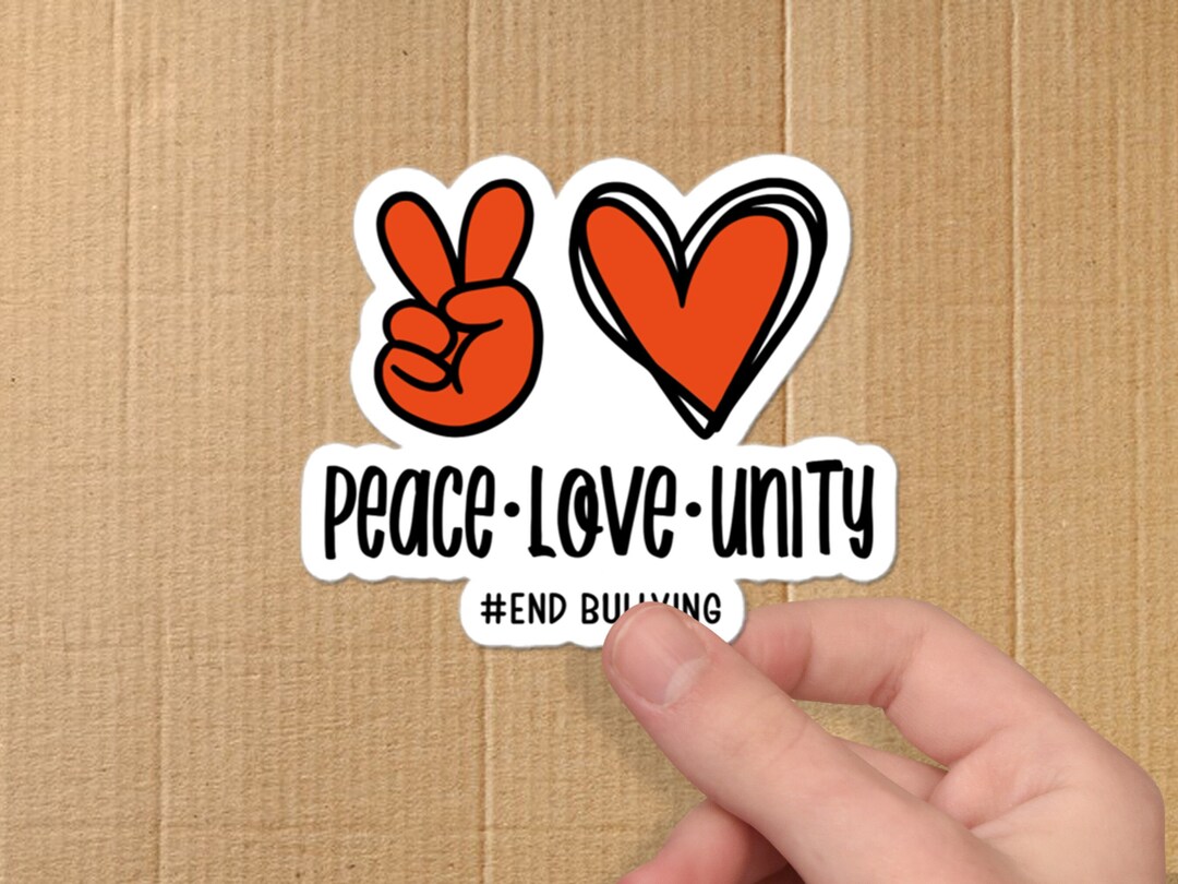 End Bullying, Peace, Love Unity, End Bullying, Stop Bullying, Orange ...