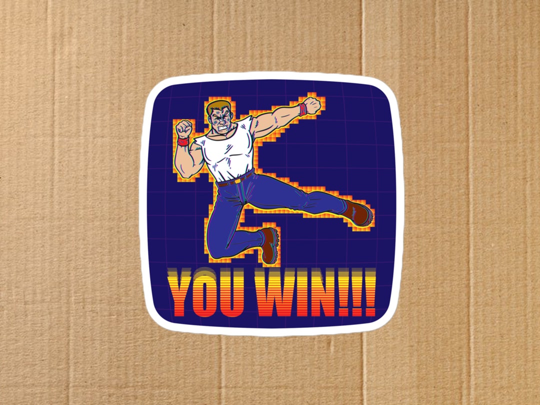Video Game, You Win, Kick, Game Over, Gamer, Sticker, Stickers - Etsy