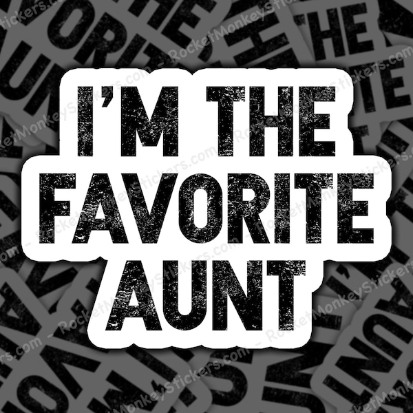 Aunt Sticker - Etsy