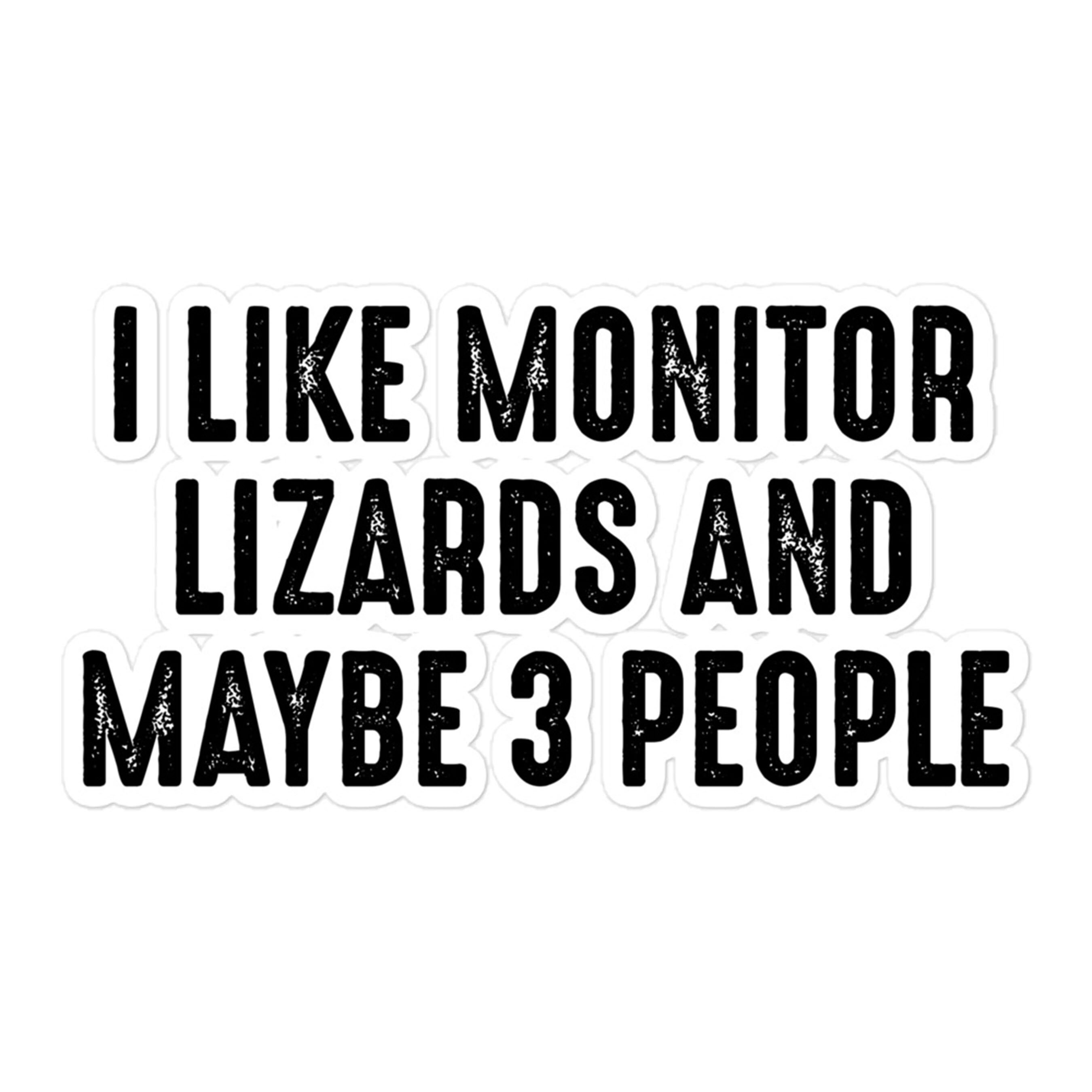 Monitor Lizard vinyl decal stickers/ tank sticker/ name sticker ...