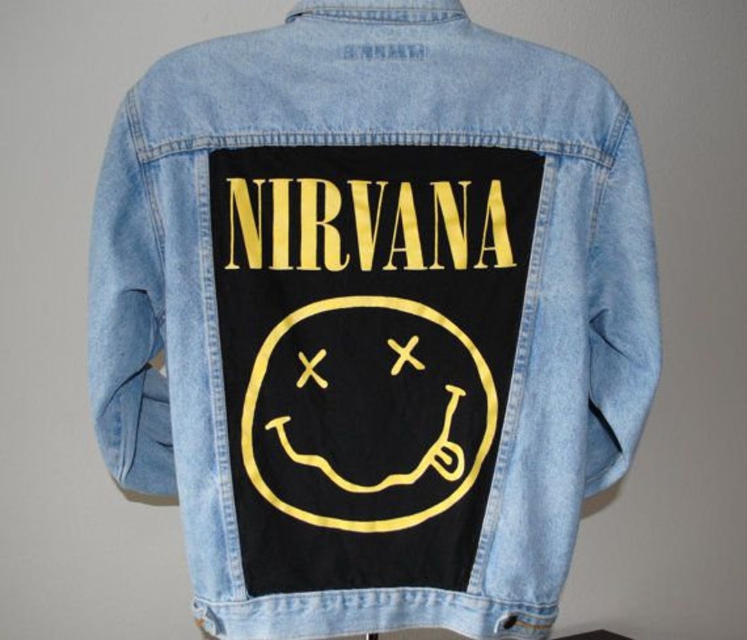 Custom Back Patch Denim Jacket - Etsy