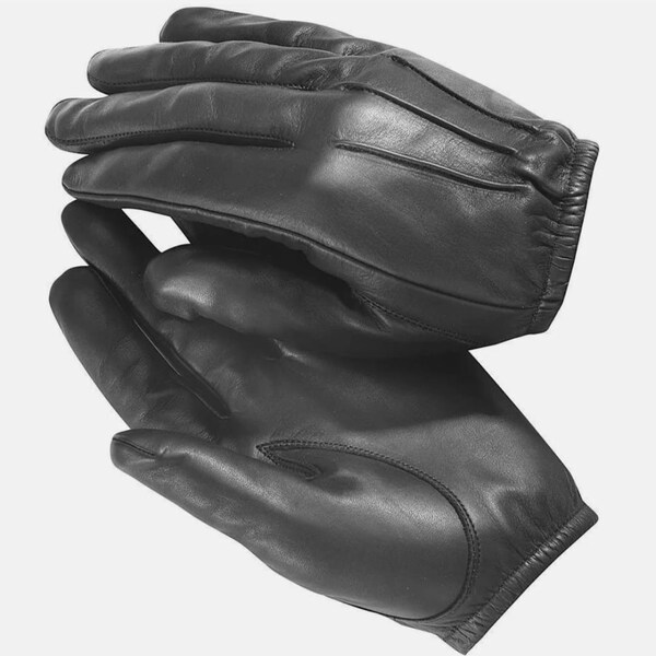 Black Leather Gloves - Etsy