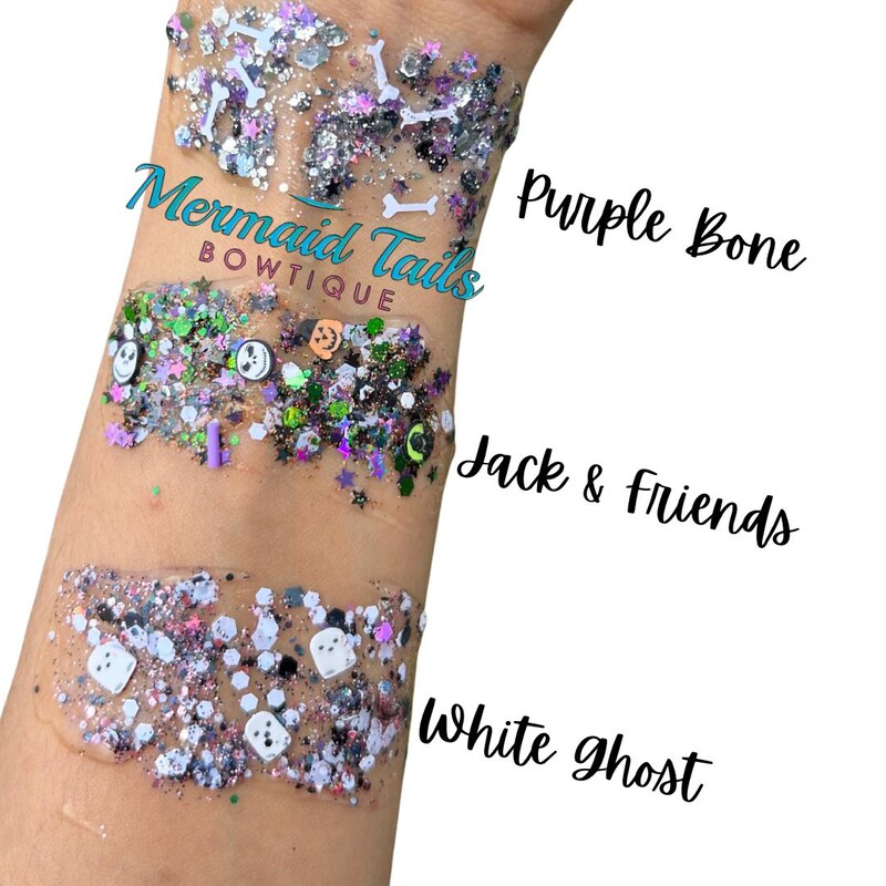 Glitter Skeletons - Etsy