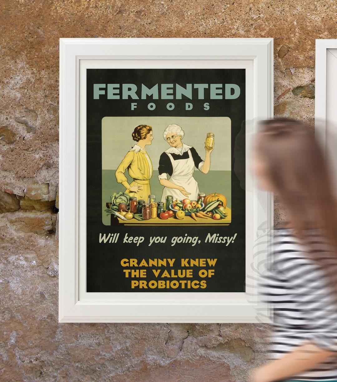Fermented Foods Poster - Etsy