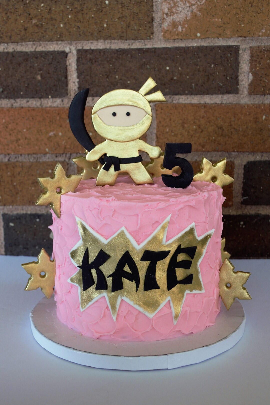 Ninja Fondant Cake Topper - Etsy