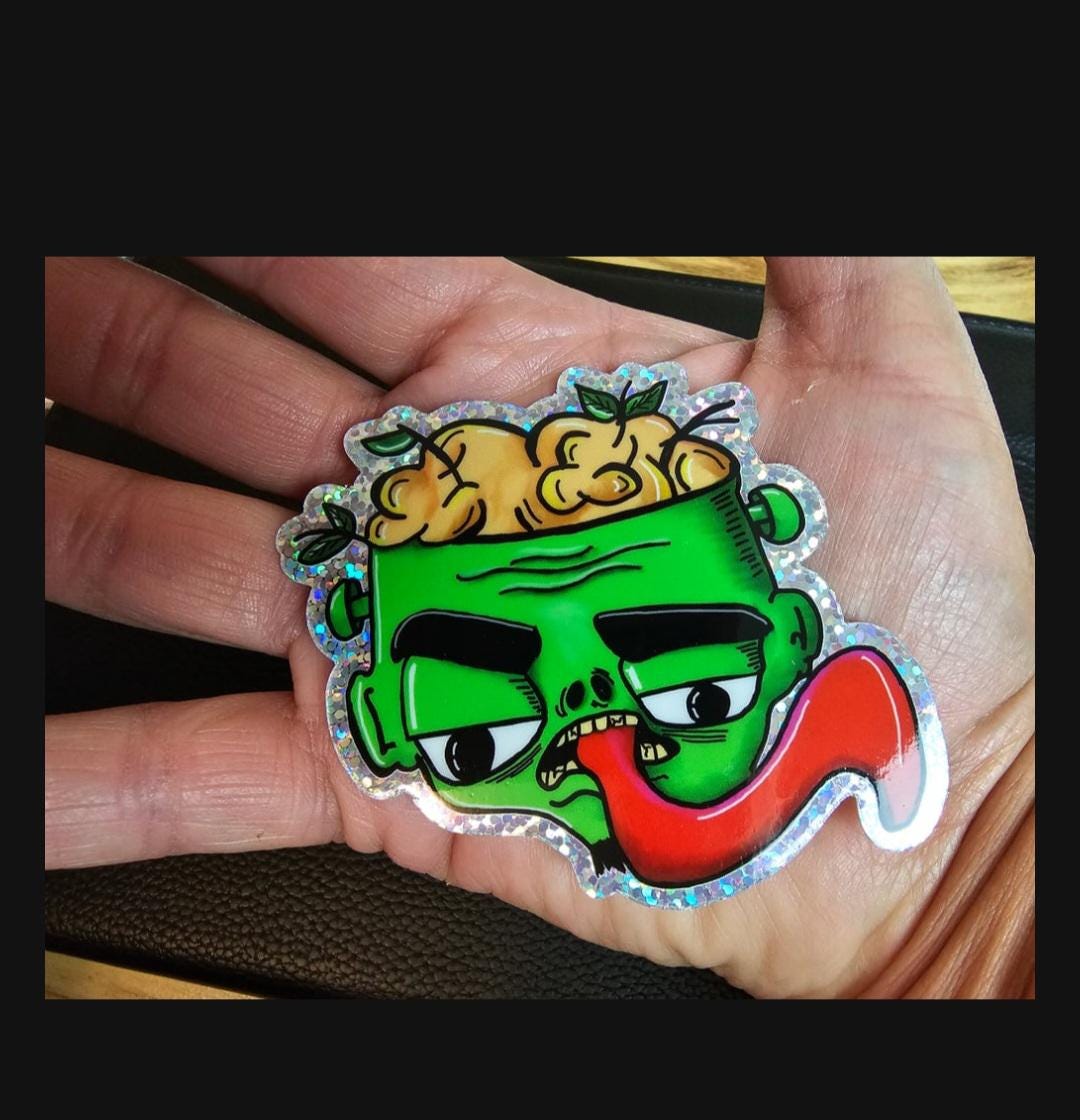 Mush Brain Sticker - Etsy