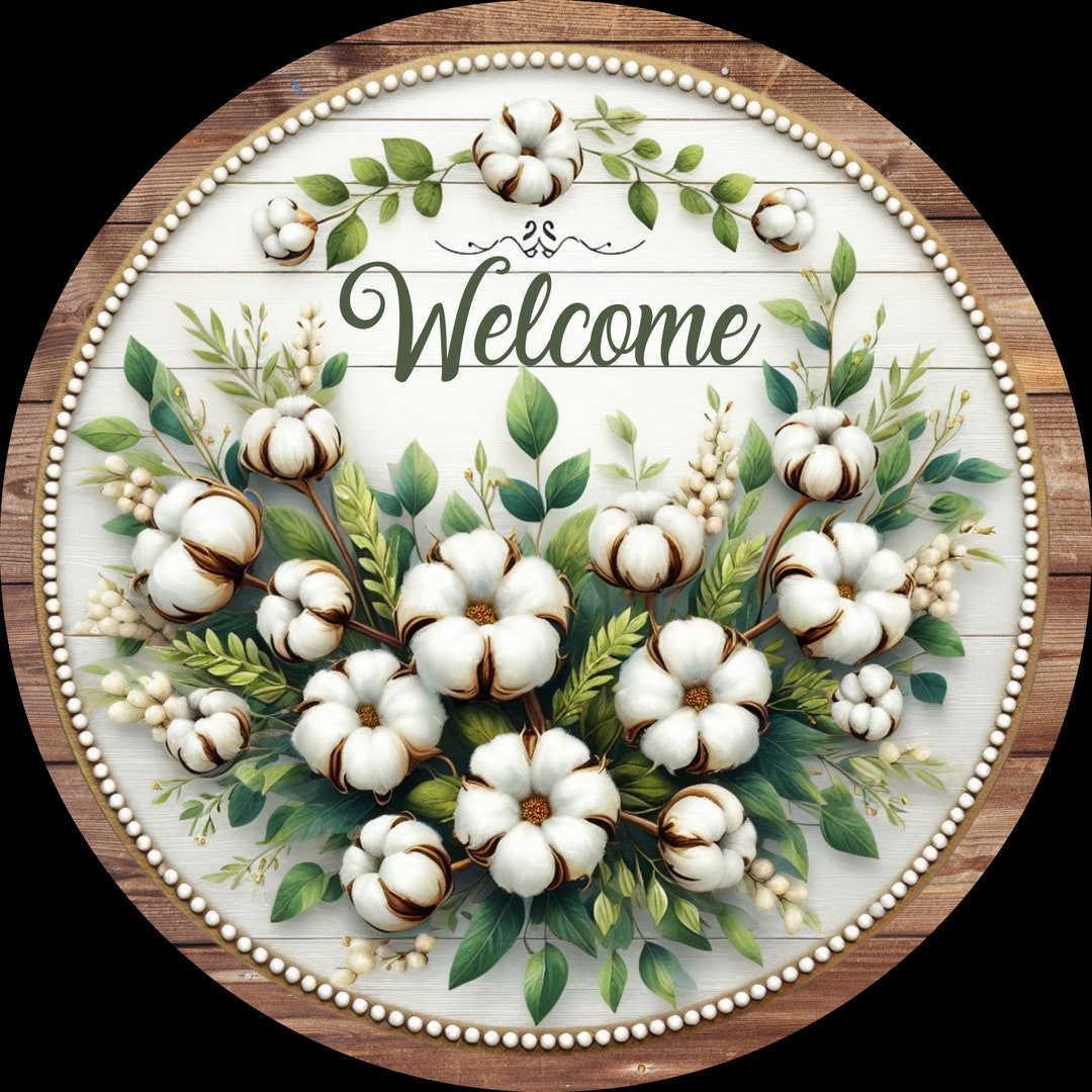 Welcome Wreath Sign, Metal Sign, Craft Supply, Summertime Sign ...