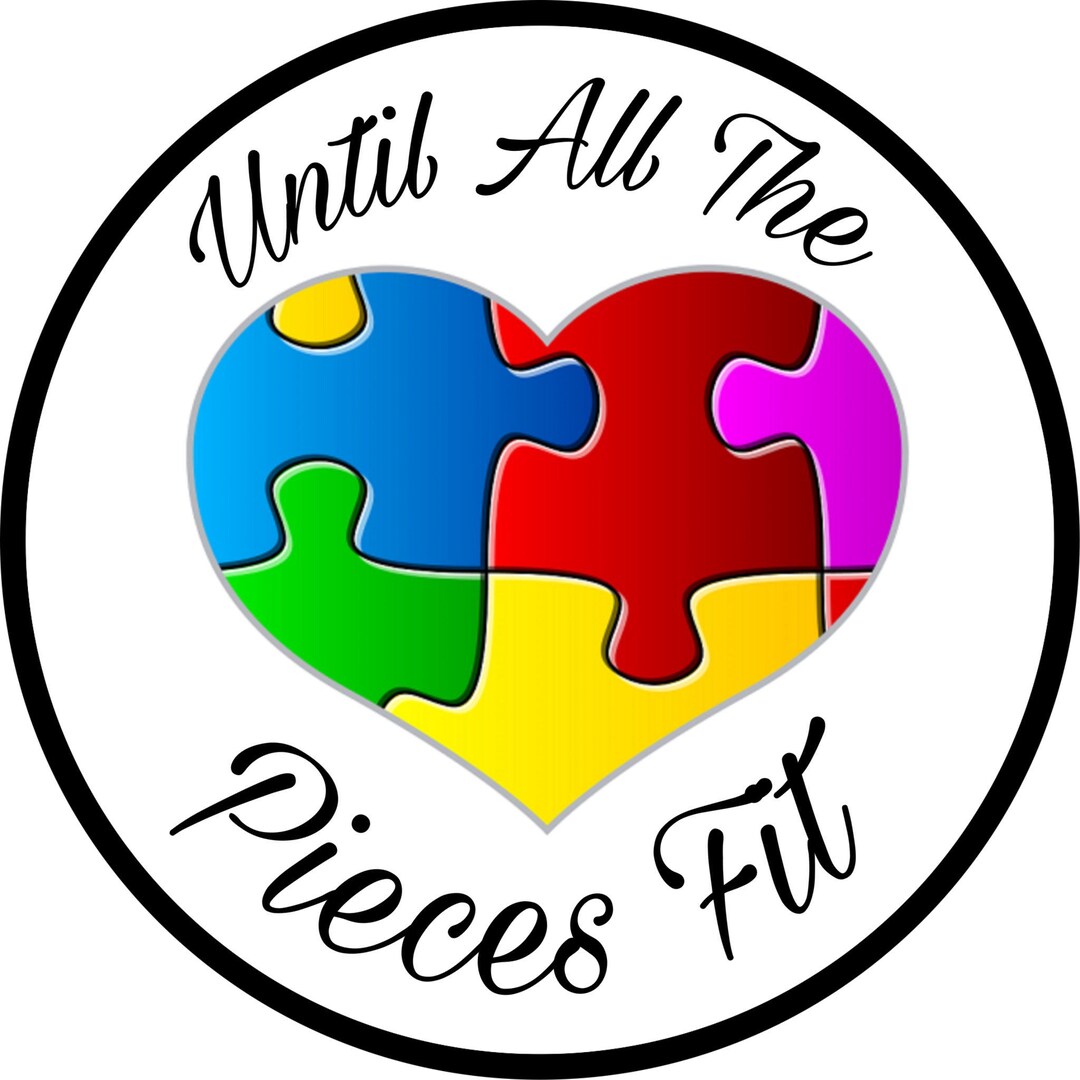 Autism Awareness Sign, Until All the Pieces Fit, Wreath Attachment ...