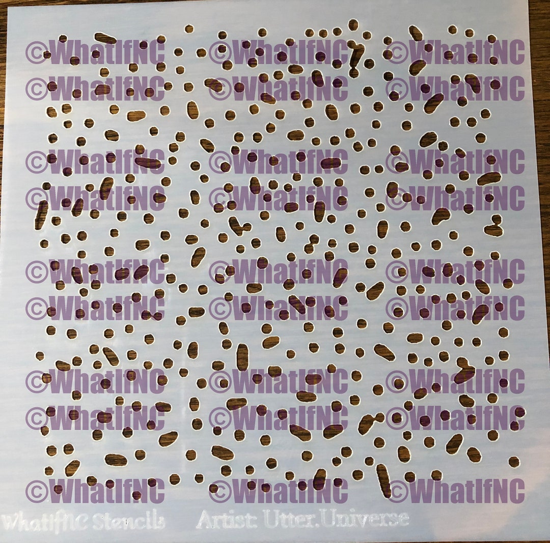 Stencil Utter.universe 6x6 - Etsy