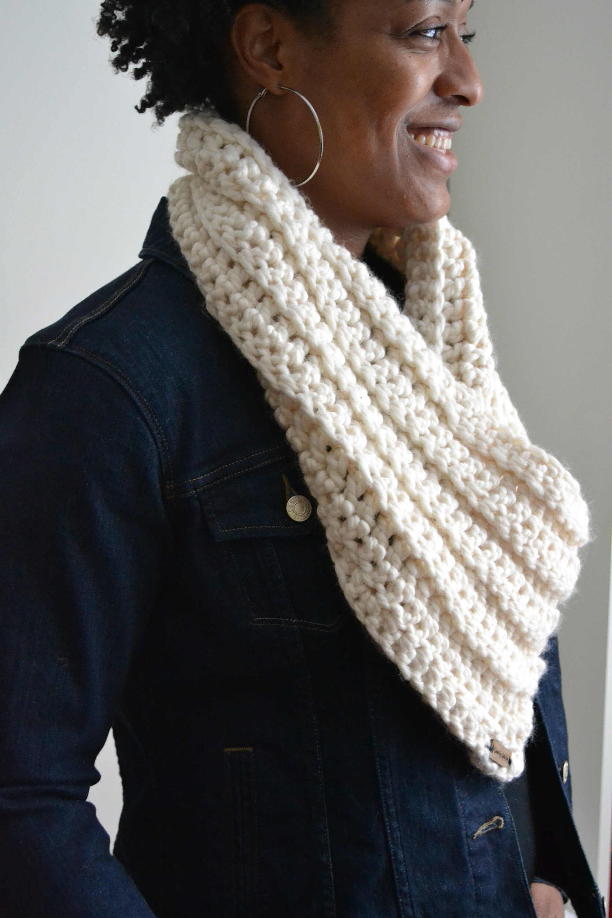 Crochet Cowl (queen Cowl), Yellow Color - Etsy