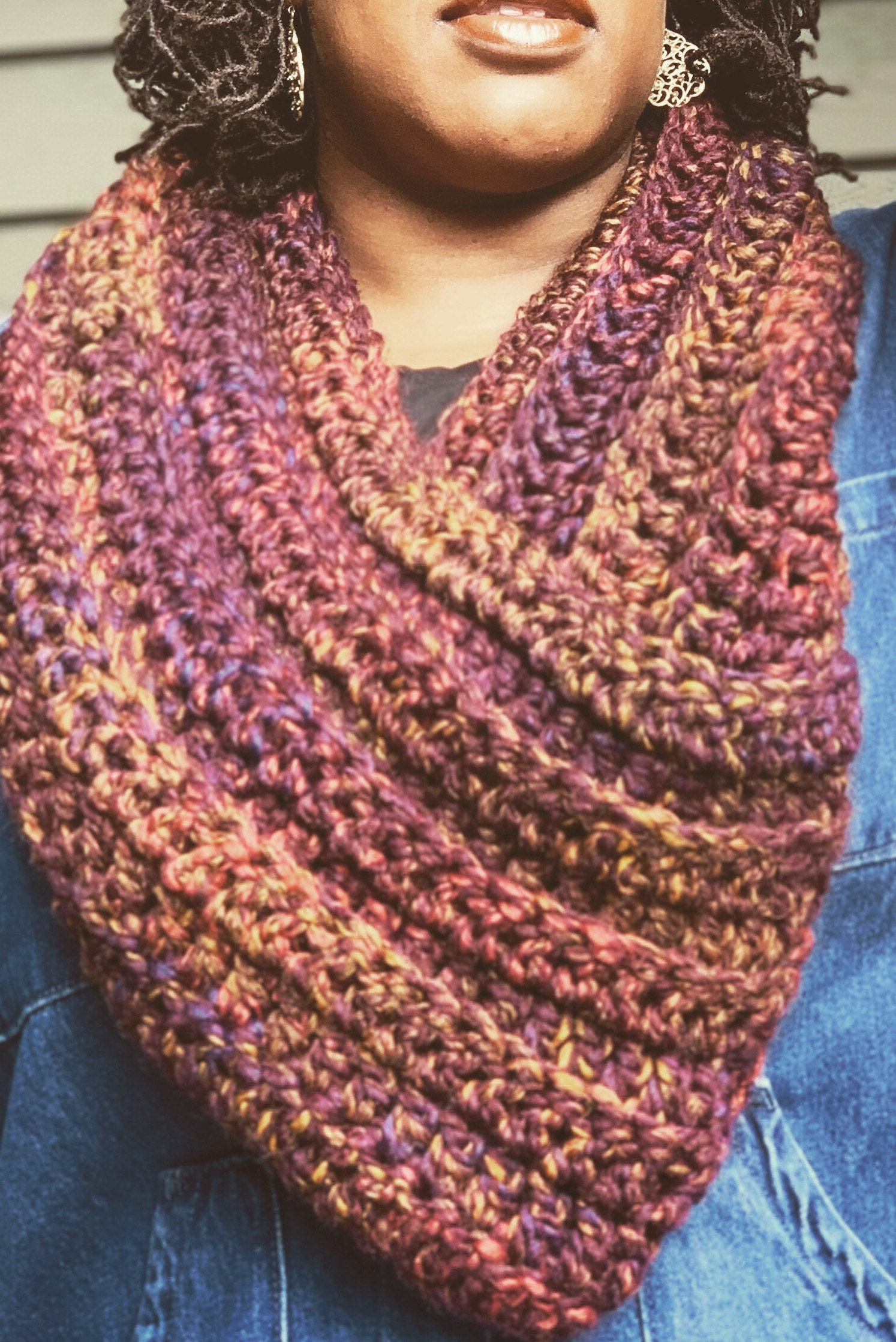 Crochet Cowl (queen Cowl), Yellow Color - Etsy
