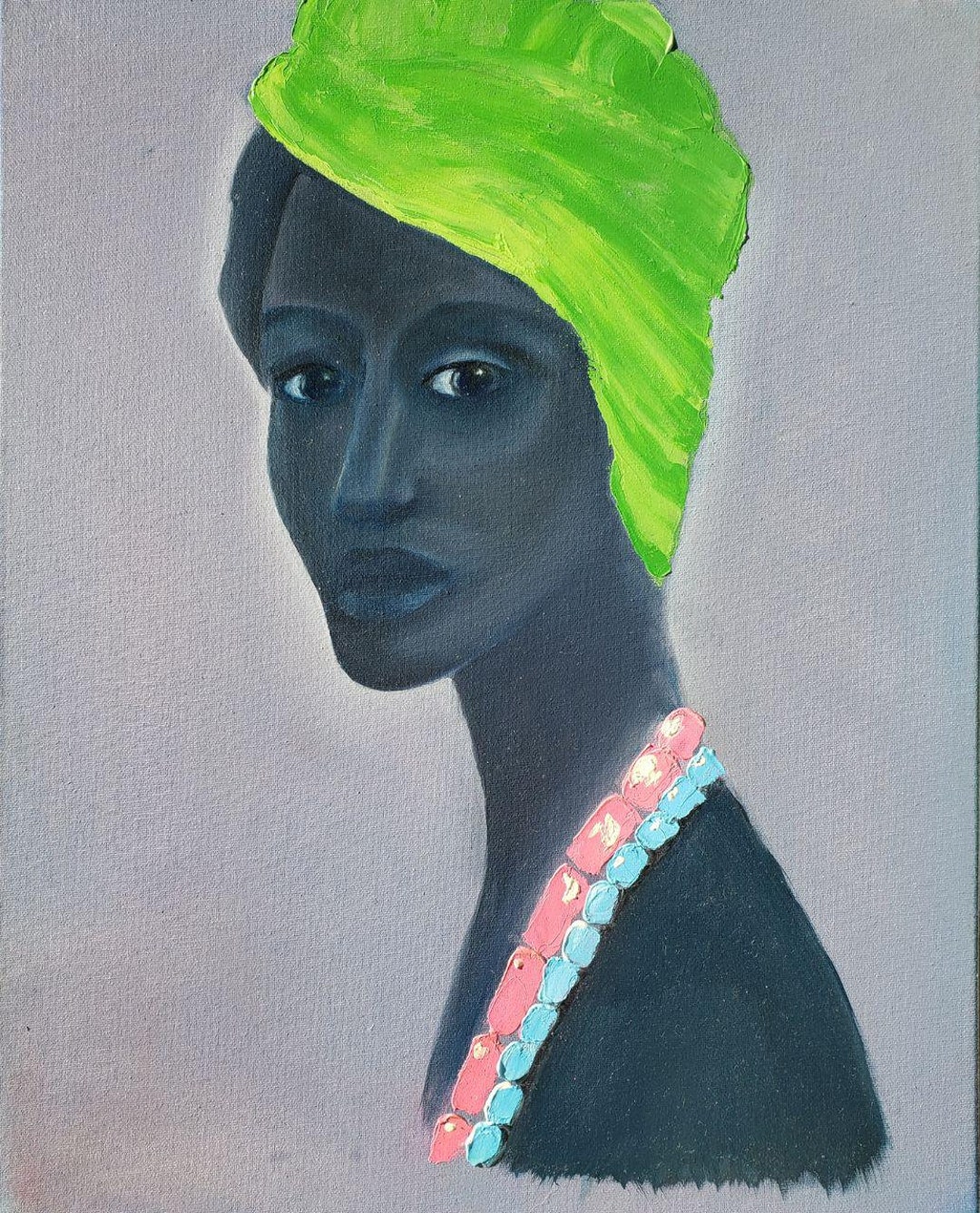 Custom Realistic Portrait on Canvas Handmade Oil Painting - Etsy