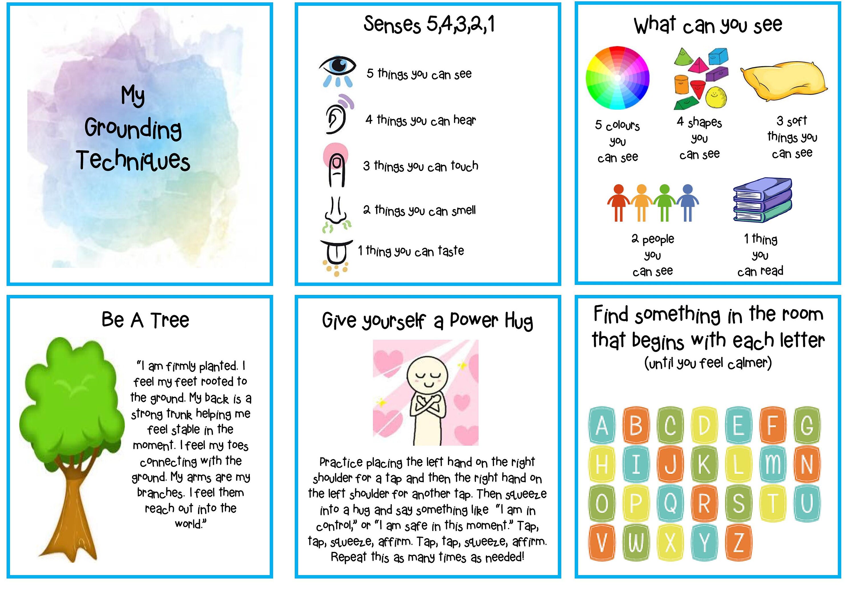 Grounding Techniques Poster/keyring - Etsy