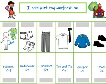 I Can Put My Uniform on Schedule-girl | Etsy